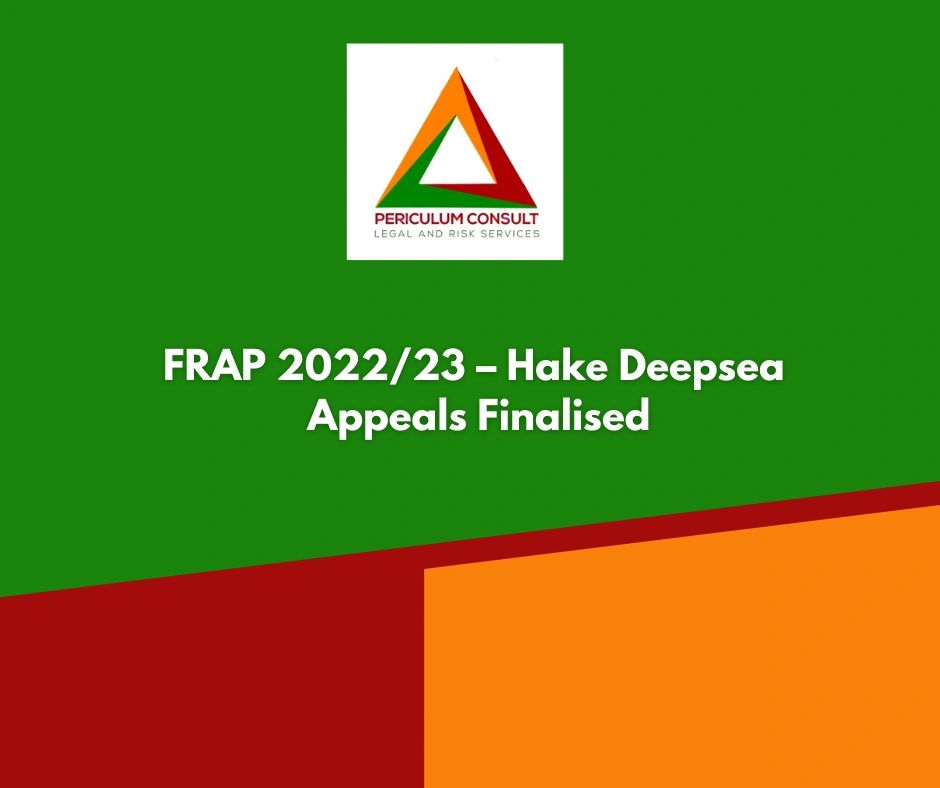 FRAP 2022/23 – Hake Deepsea Appeals Finalised